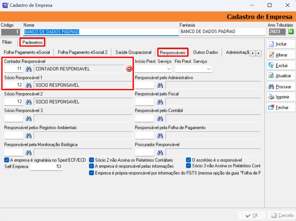 REINF Configuração – Athenas